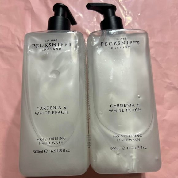 Bath | New 2 Pecksniff Gardenia And White Peach Hand Wash 50ml Each ...